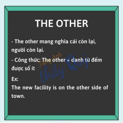 Cách Dễ Nhớ Để Phân Biệt Another, Other, The Other, Others và The ...